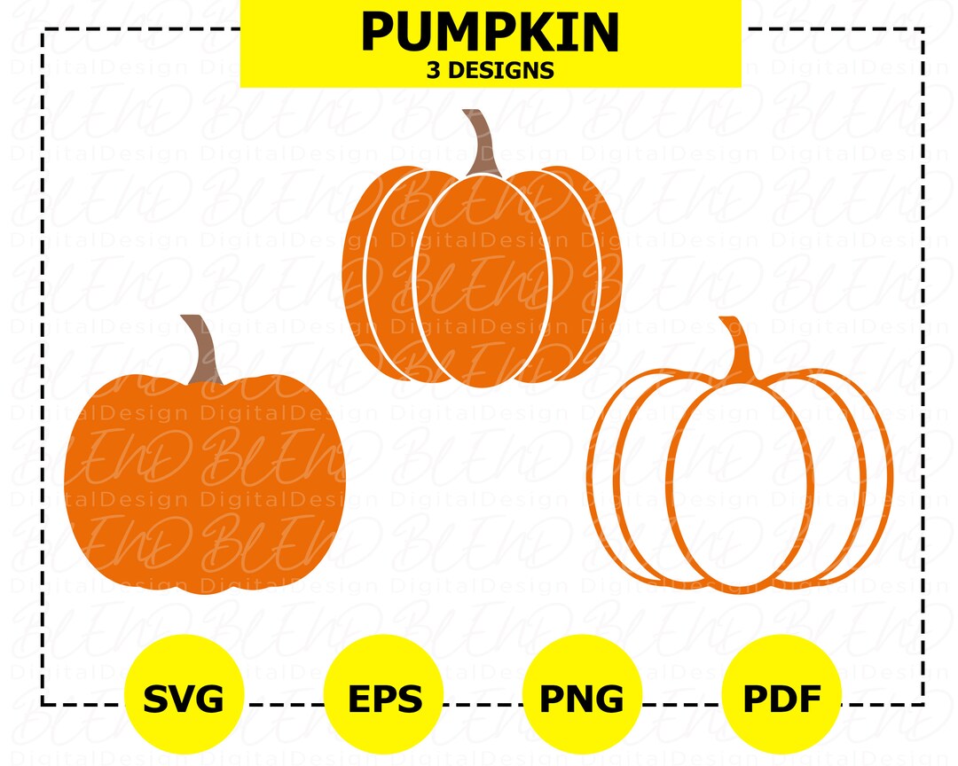 Pumpkin SVG Bundle, Autumn Pumpkin Svg, Pumpkin Svg, Fall Svg, Pumpkin ...
