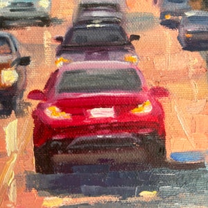 Los Angeles Painting California Canvas Print From Original Cityscape ...