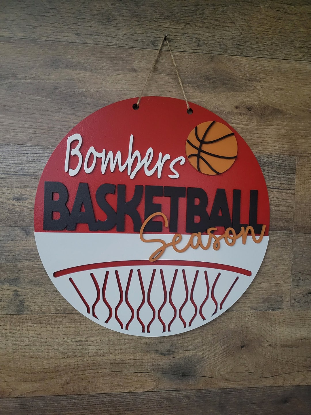 Kick off the Season With Our 'hello Basketball Season' Door Hanger ...