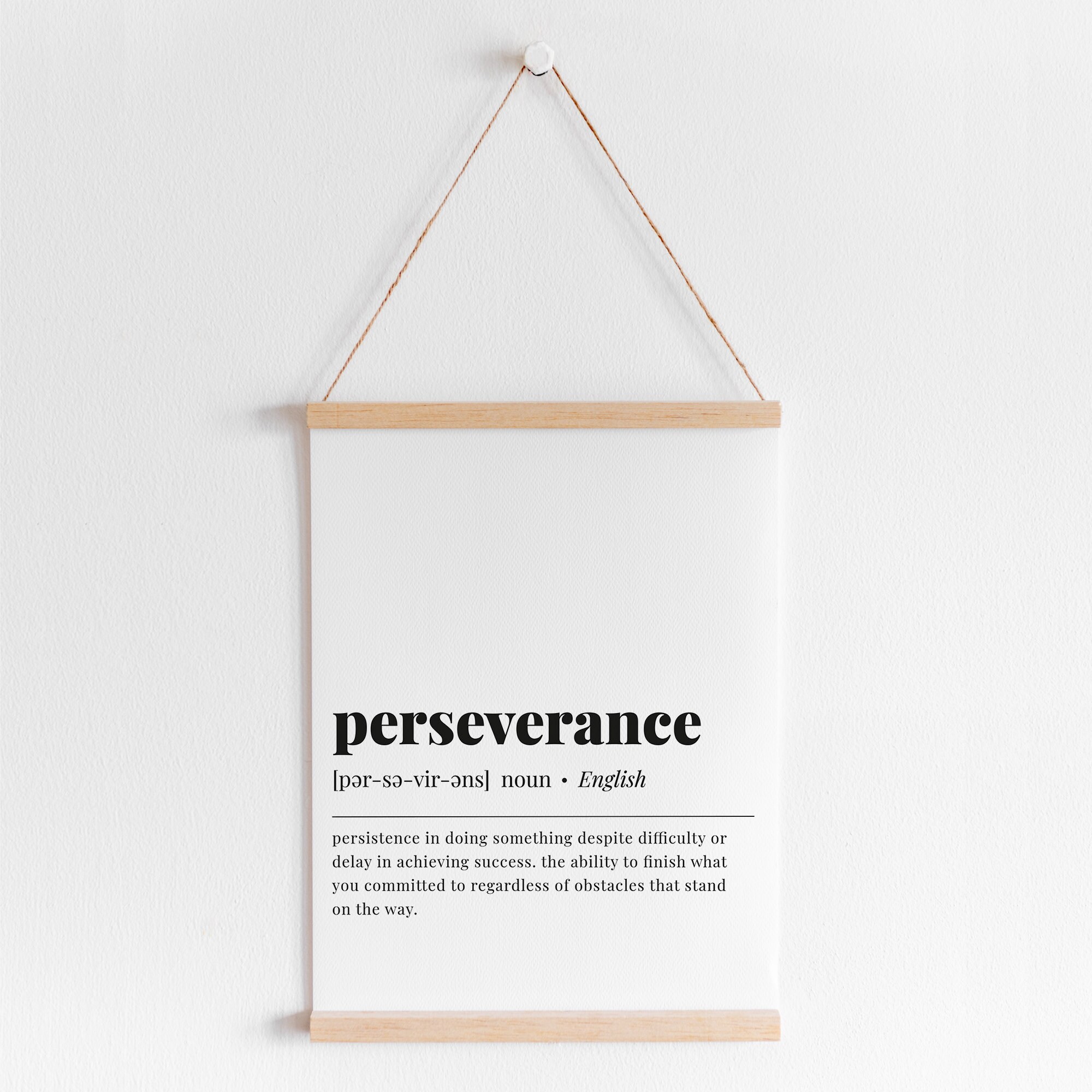 Perseverance Definition Motivational Words Entrepreneur Gift ...