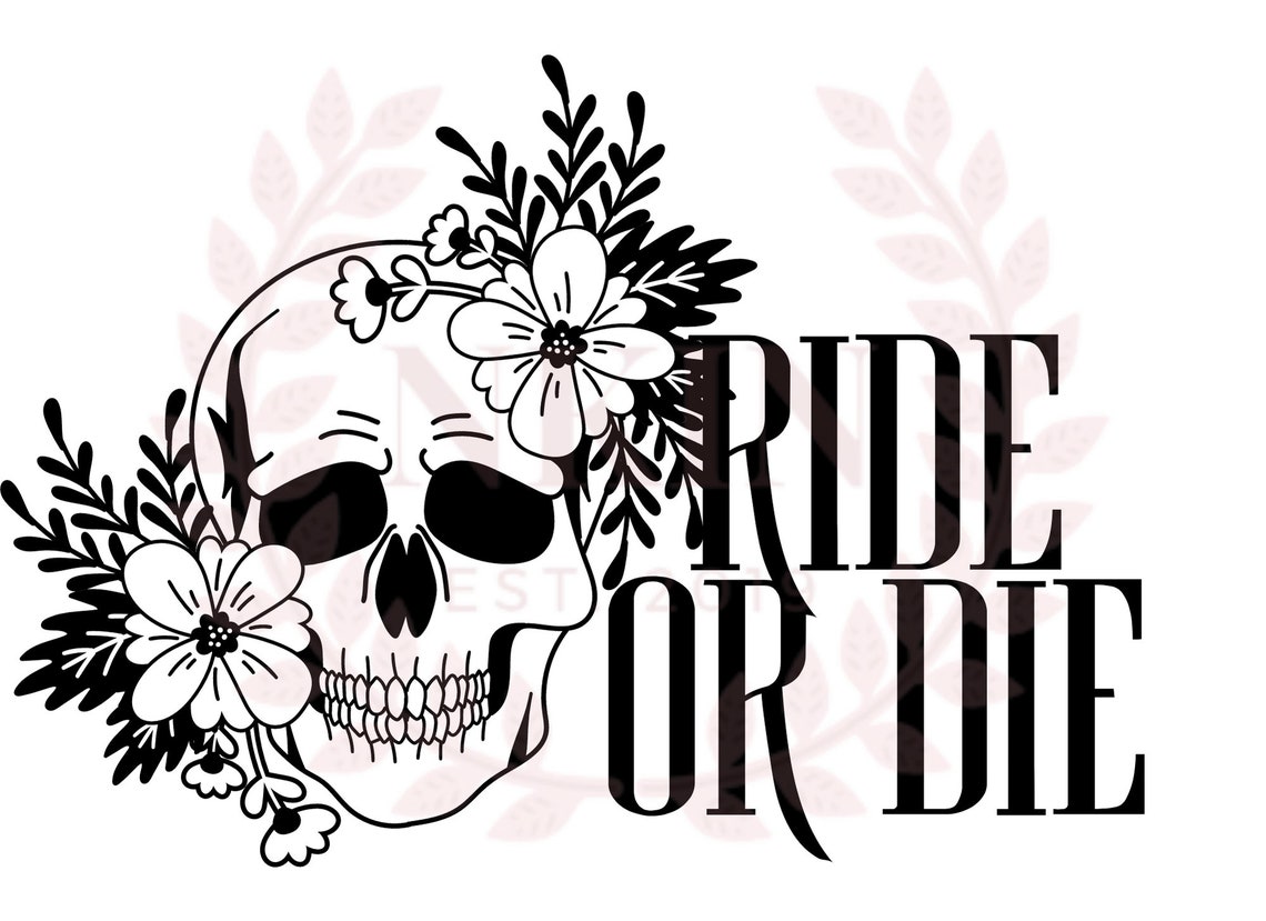 Ride or Die SVG Wedding SVG Wife SVG Cutting Files Die | Etsy
