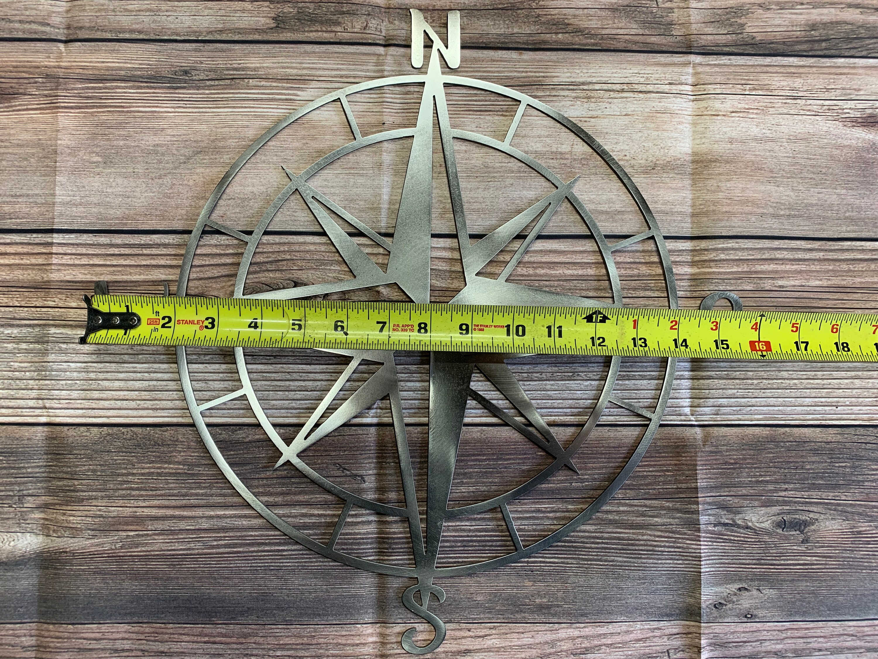 Nautical Compass Cnc Plasma Cut - Etsy