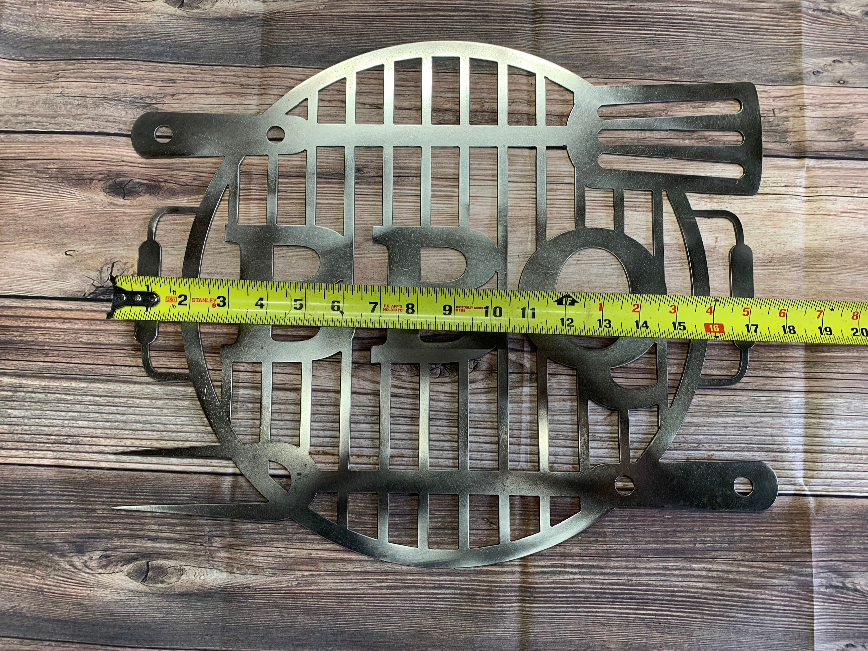 BBQ Grill Top Spatula CNC Plasma Cut Metal Sign - Etsy