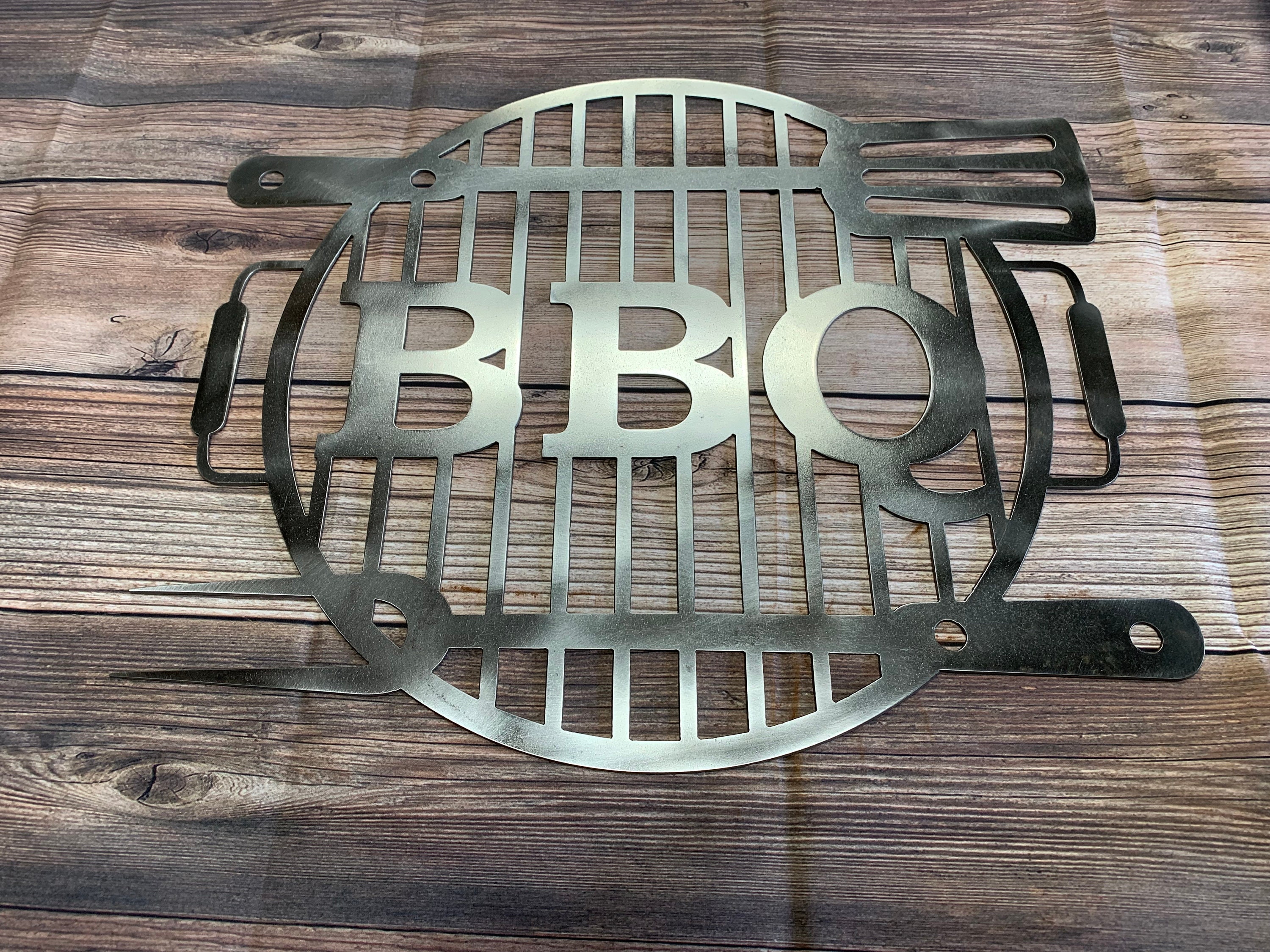 BBQ Grill Top Spatula CNC Plasma Cut Metal Sign - Etsy