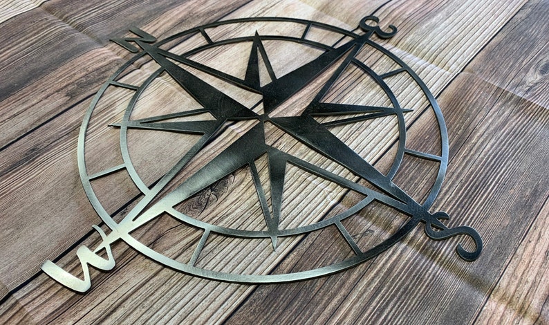 Nautical Compass Cnc Plasma Cut - Etsy