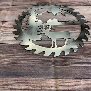 Whitetail Deer Saw Blade CNC Plasma Cut Metal Sign - Etsy