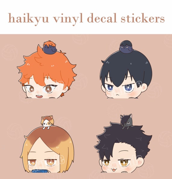 Anime Haikyu Vinyl Decal/stickers | Etsy