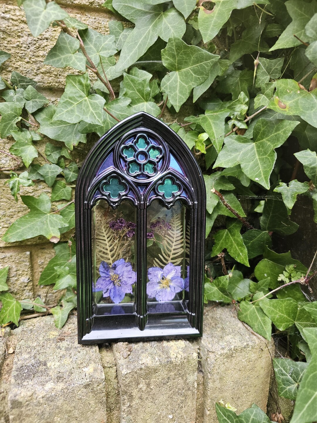 Gothic/cottagecore Cathedral Window Trinket Dish/ Ornament - Etsy