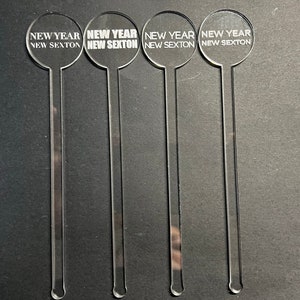 Drink Stirrer Custom Wedding Logo, Personalized Engraved Cocktail ...
