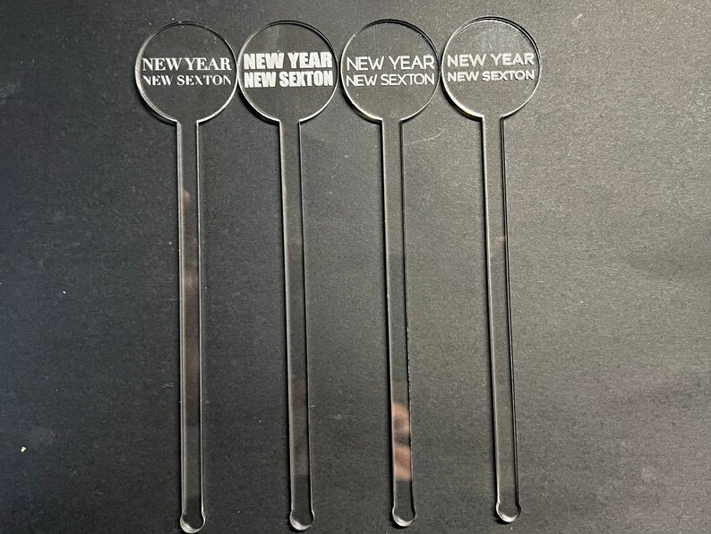 Cocktail Stirrer Custom Wedding, Personalized Business Logo Drink ...