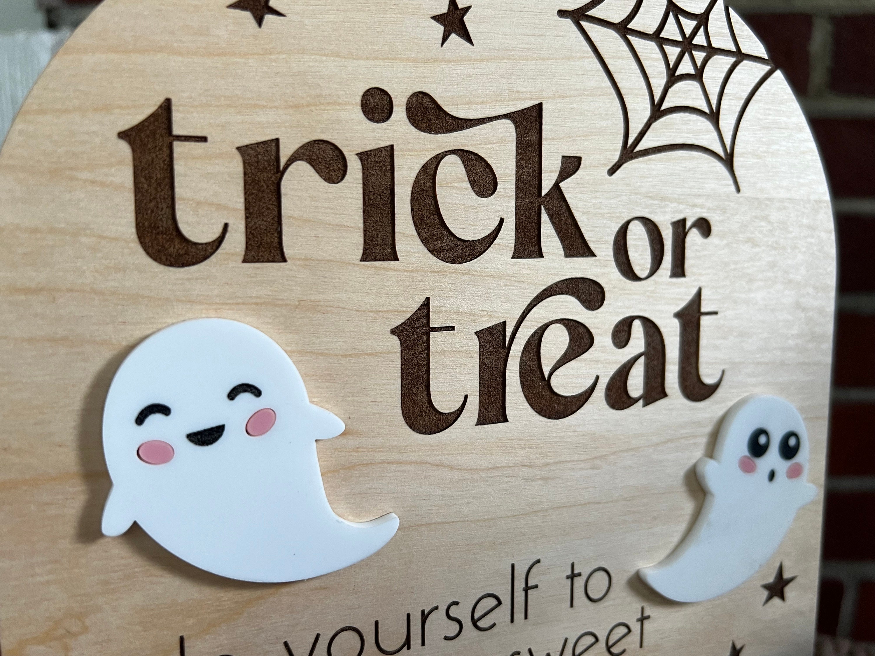 Halloween Trick-or-treat Candy Sign, Please Take One Away From Home ...