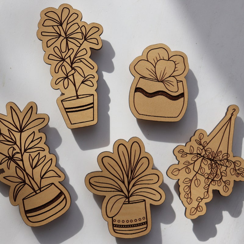 Plant Magnet - Etsy