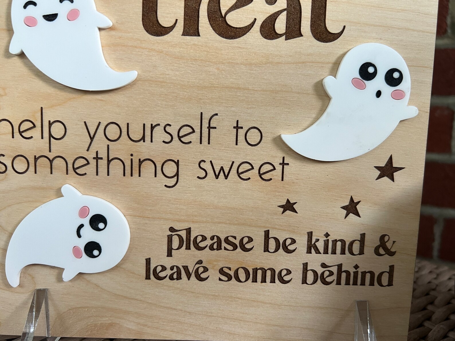 Halloween Trick-or-treat Candy Sign, Please Take One Away From Home ...