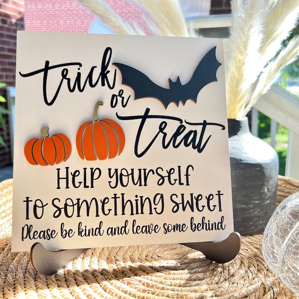 Halloween Candy Sign - Etsy
