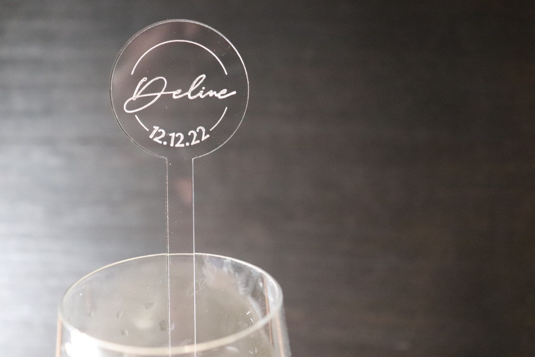Cocktail Stirrer Custom Wedding, Personalized Business Logo Drink ...