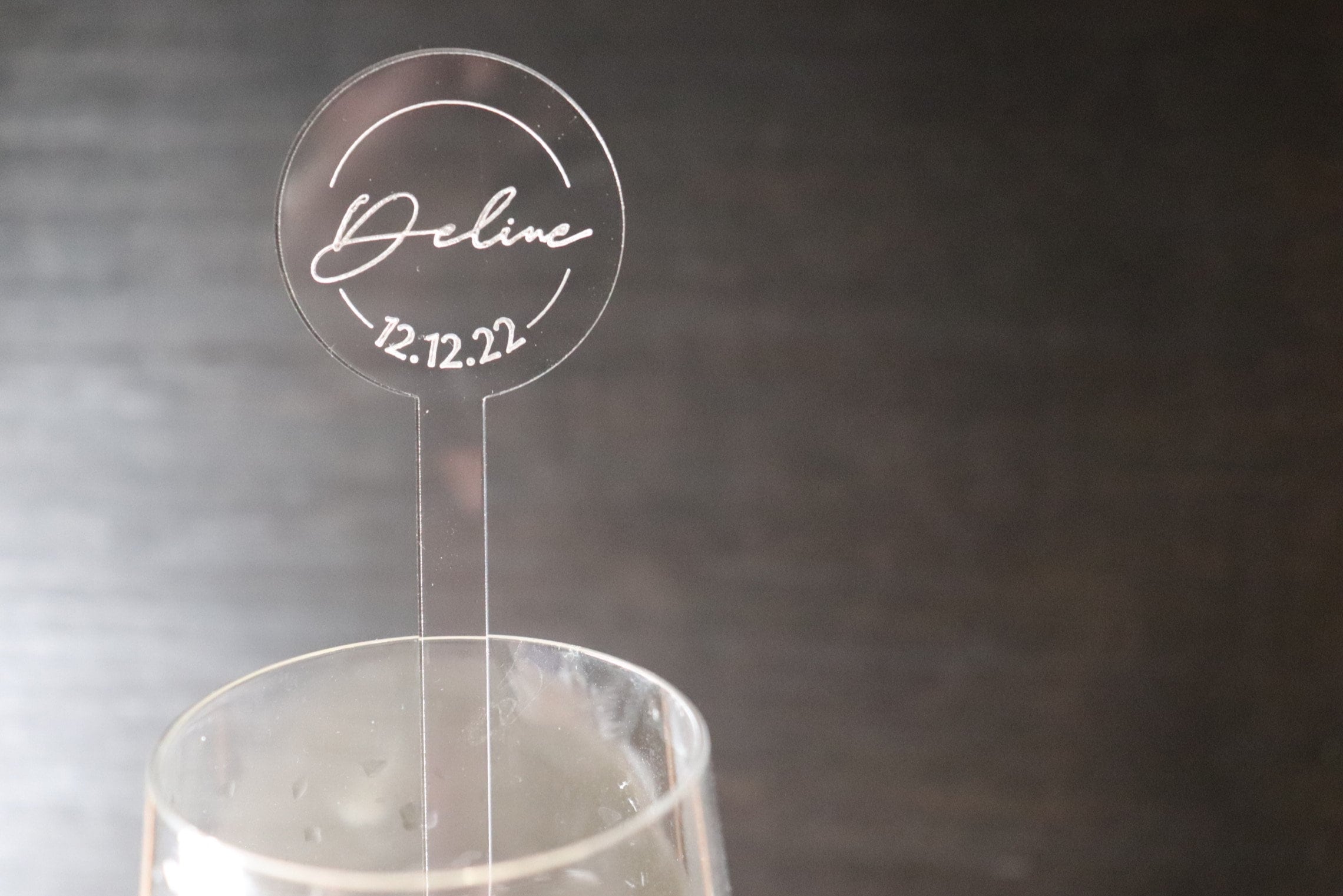 Cocktail Stirrer Custom Wedding, Personalized Business Logo Drink ...