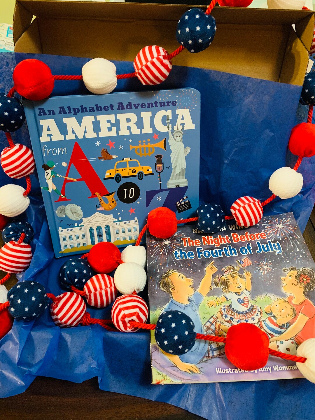 4th of July Book Box - Etsy