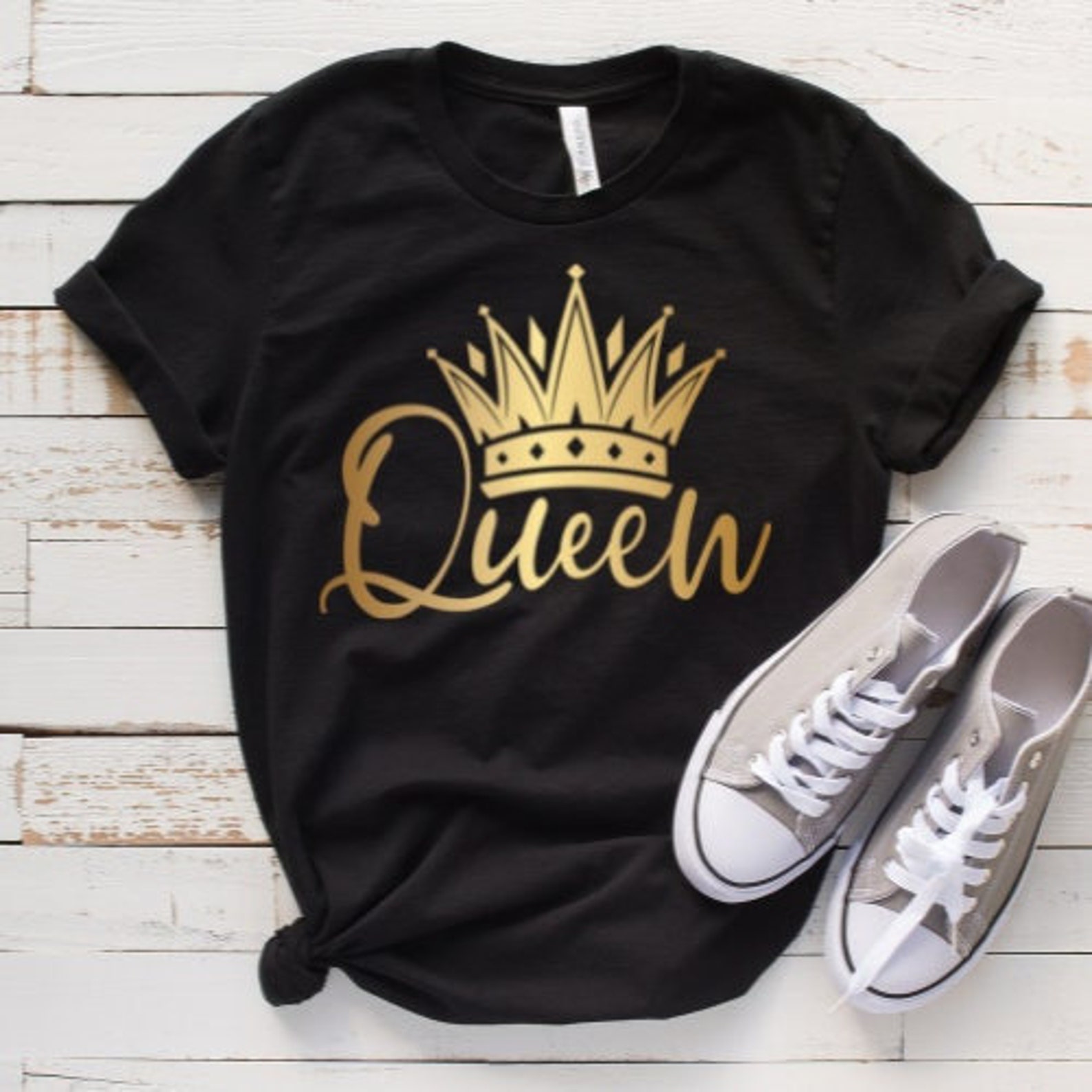 Queen Crown T-shirt, Shirt for Her, Gift for Mom, Women Queen Tee Shirt ...