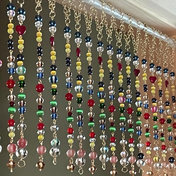 Beaded Valance - Etsy