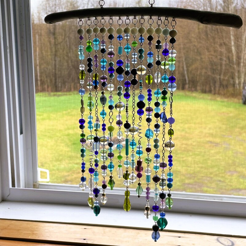 Glass Bead Hanging Decor - Etsy