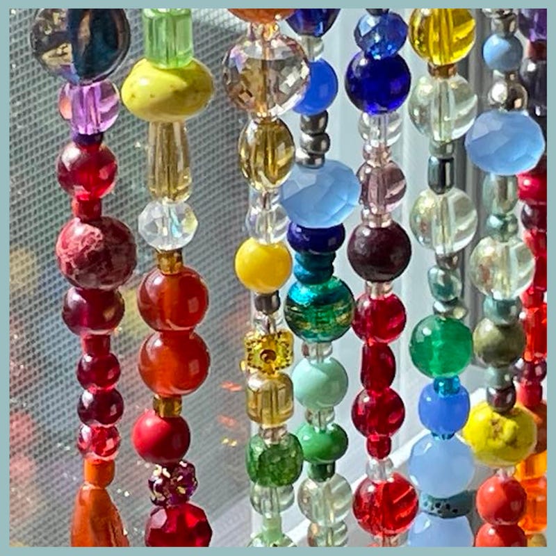Beaded Wire Curtain - Etsy