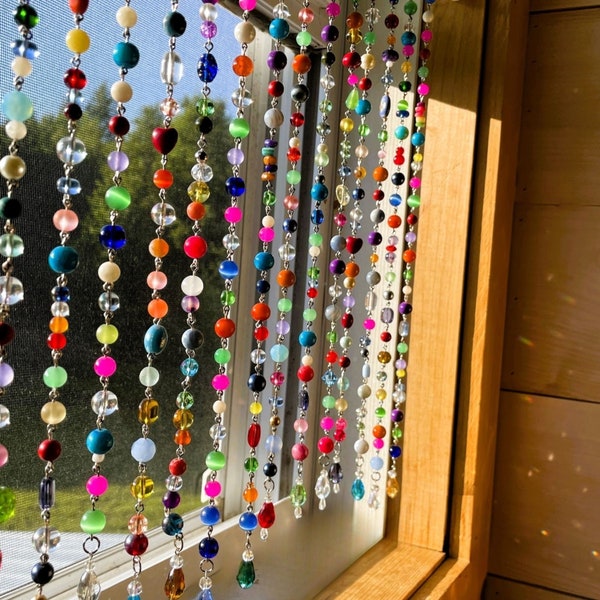 Hanging Window Bead Curtains - Etsy