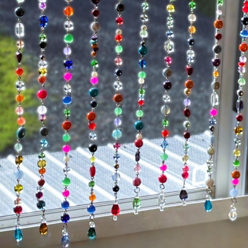 Crystal Beaded Curtain - Etsy
