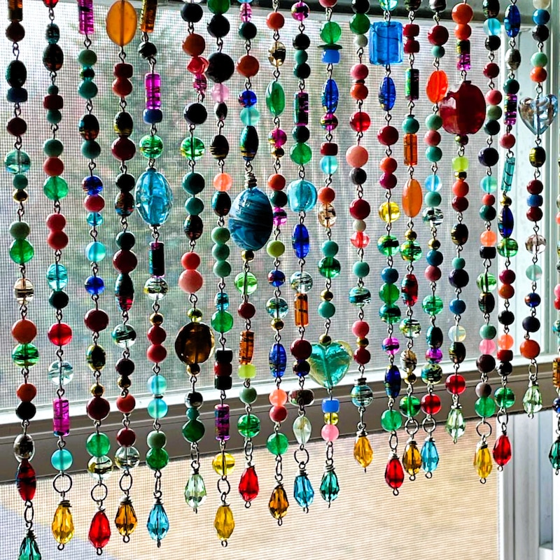 Beaded Curtain Window - Etsy