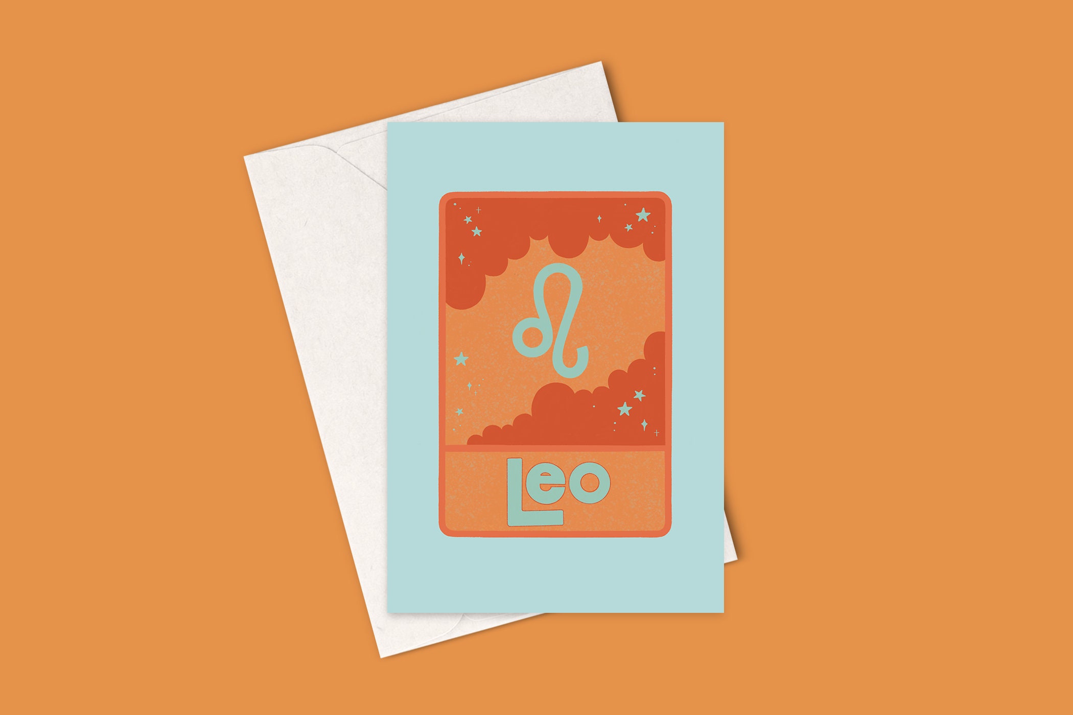Leo Birthday Card for Him Birthday Card for Her Horoscope Birthday Card ...