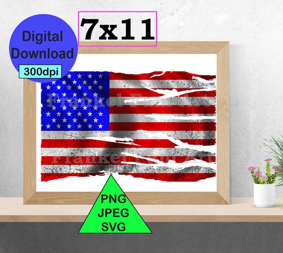 Weathered US Flag Digital Download Svg Png Jpg Jpeg - Etsy