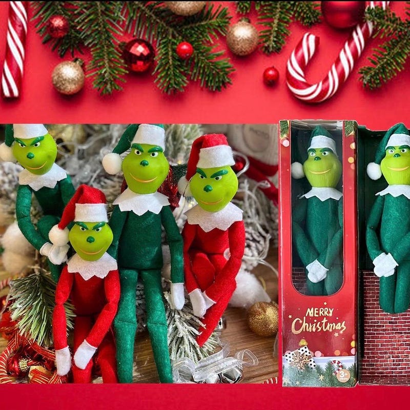 Grinch Elf on the Shelf Ideas - Etsy