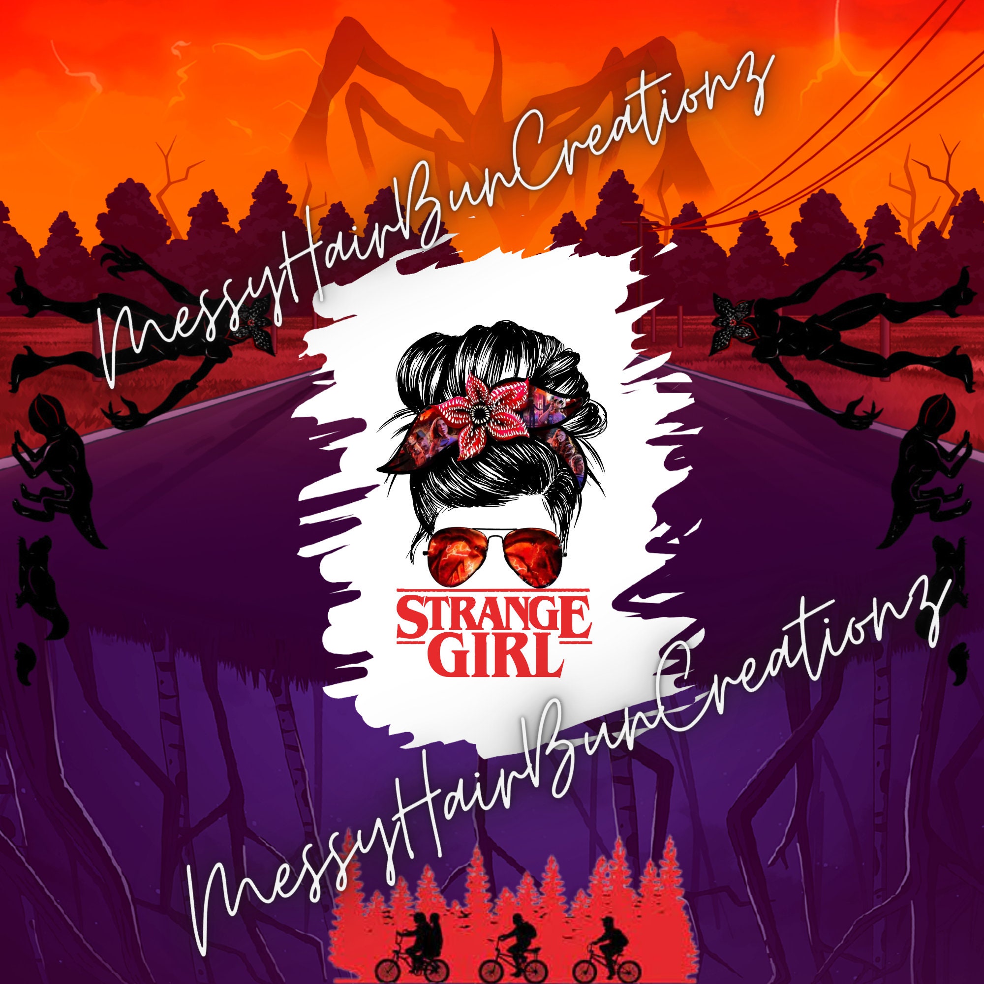 Stanger Things stranger Girl Tumbler Wrap 20 Oz - Etsy