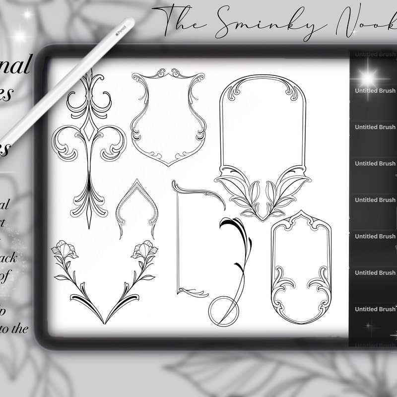 Art Nouveau Stencil Designs - Etsy