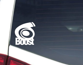 Turbo Power Car Sticker: Boost Your Vehicle's Performance and Style! - Etsy