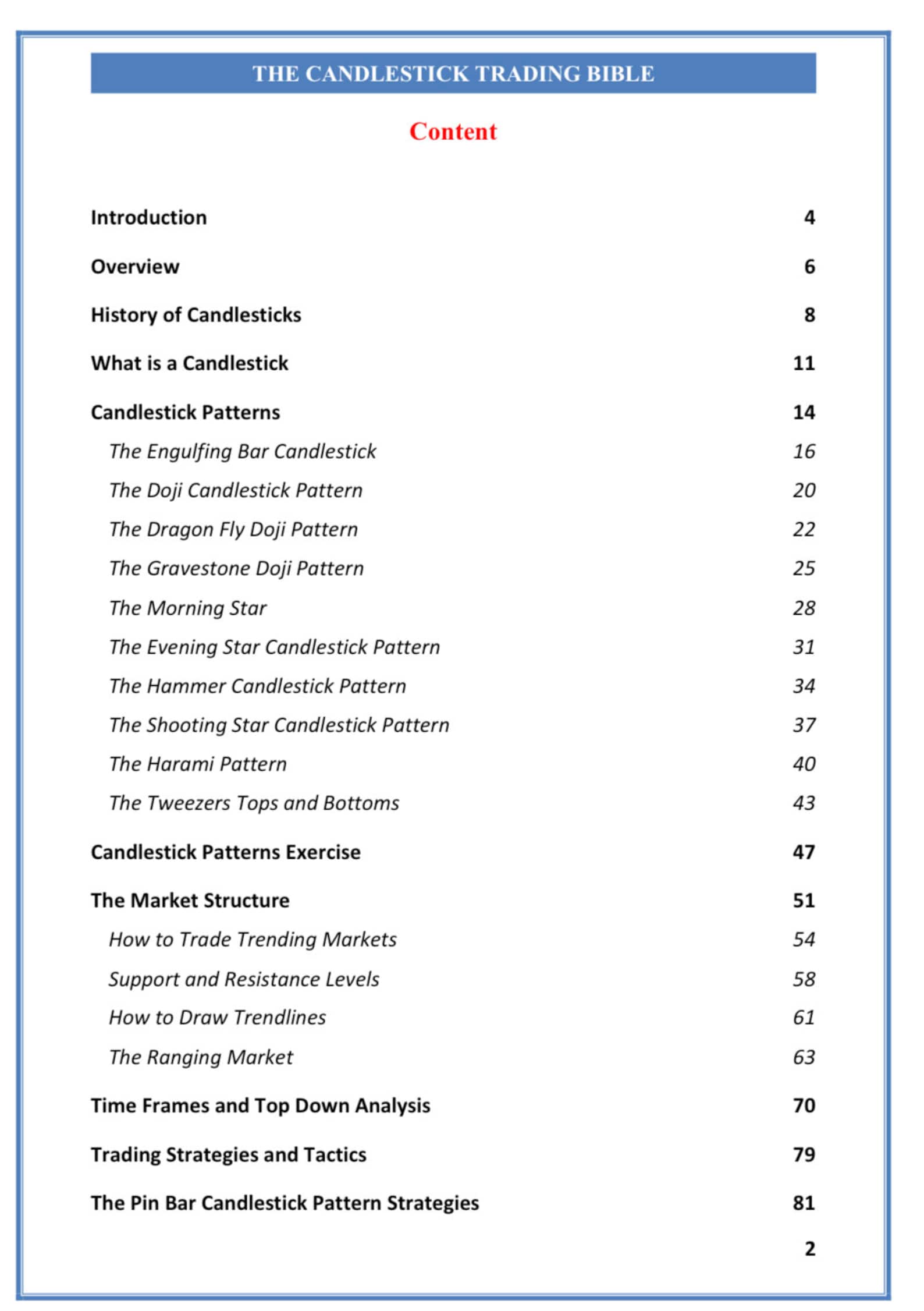 The Candlestick of Trading Bible - Etsy