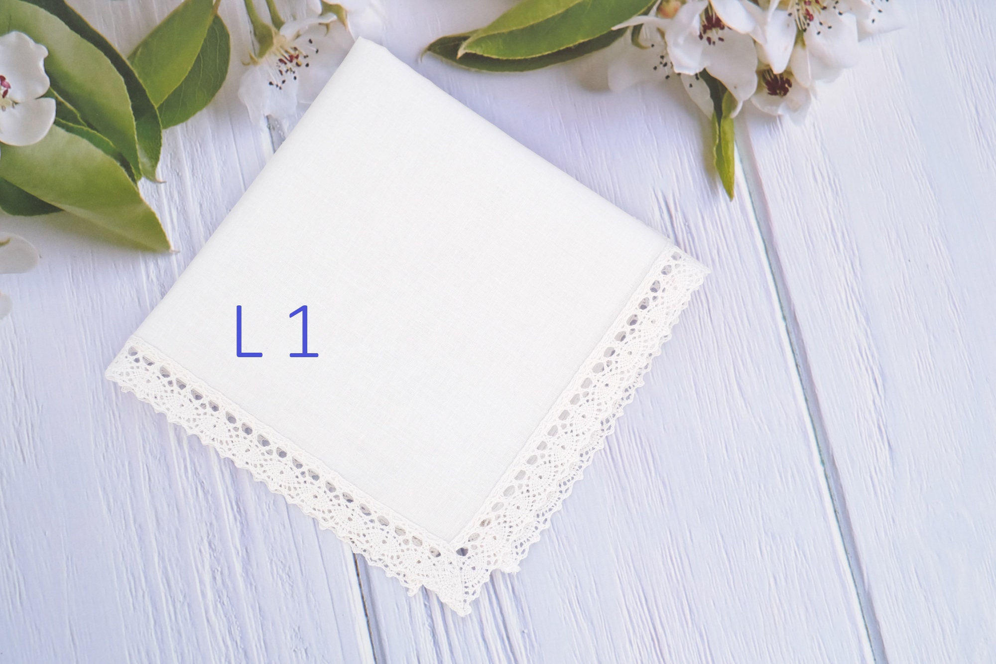 Wedding Handkerchief for Mother of the Bride, Embroidered Handkerchief ...