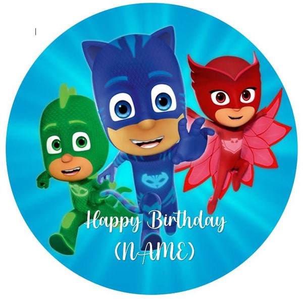 Pj Masks Cake Topper - Etsy Australia