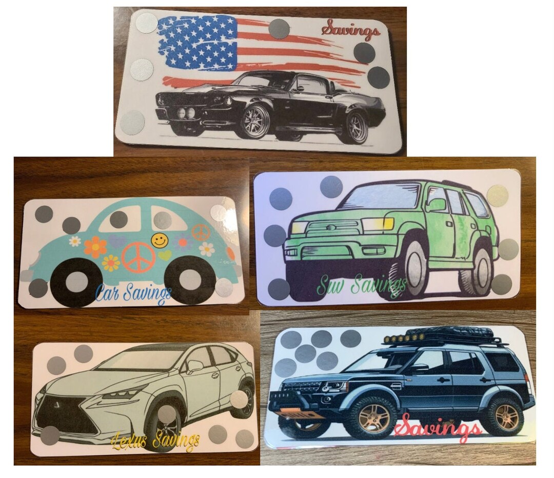 Car or SUV Scratch and Save Challenge - Etsy