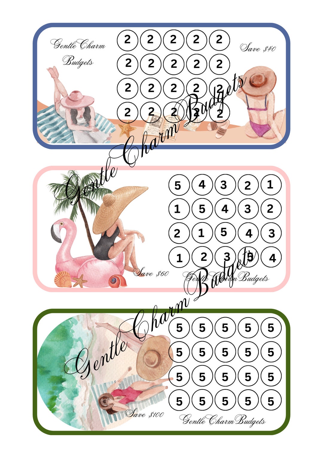 Beach Vacation Mini Savings Challenge - Etsy