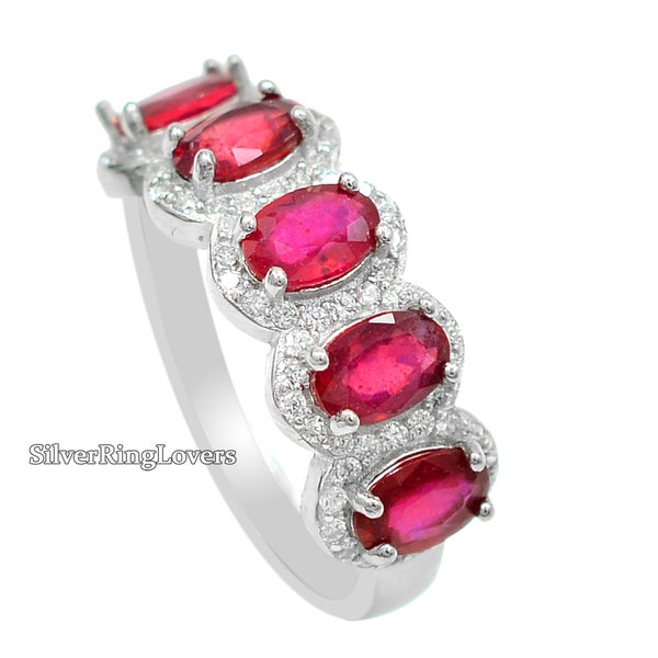 Natural Ruby Ring - Etsy