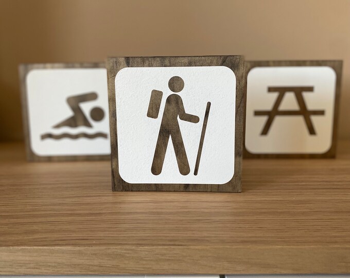 National Park Icons Camp Symbol Signs National Park Nursery Outdoor ...