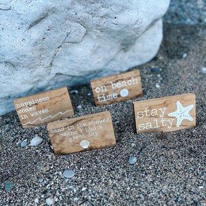 On Beach Time Beach Themed Sign Coastal Decor Coastal - Etsy