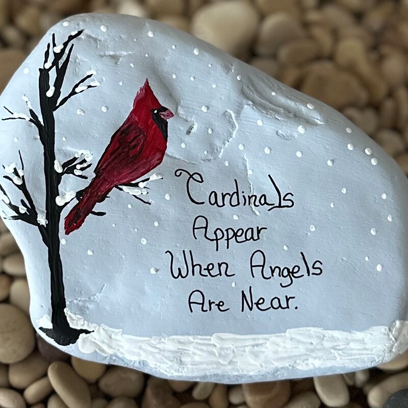 Hand Painted Cardinal - Etsy