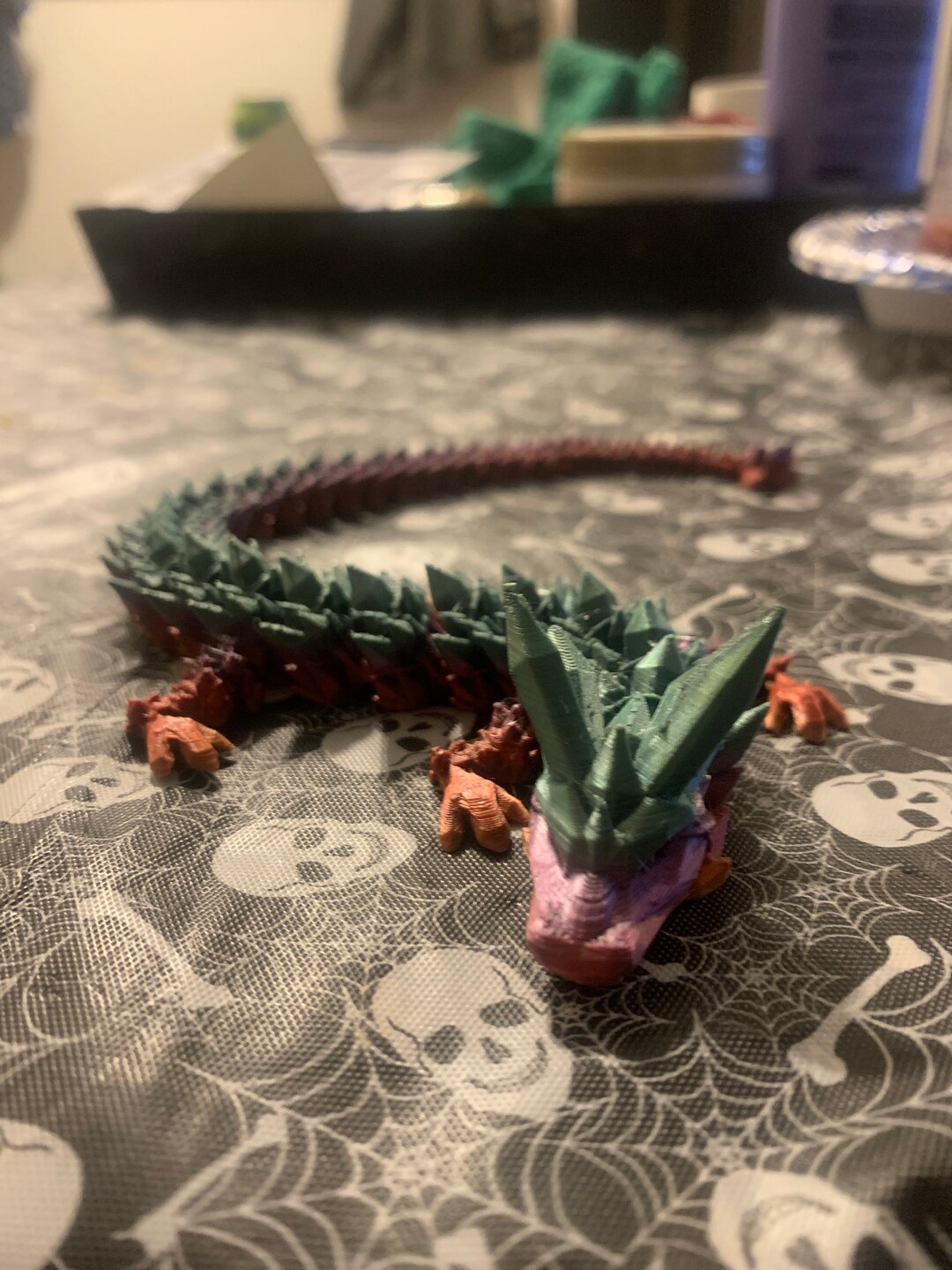 3d Printed Crystal Dragon - Etsy