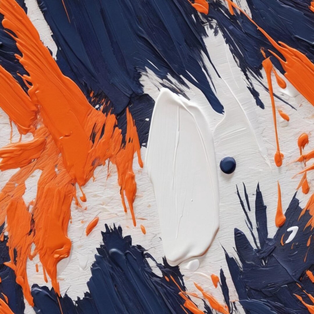 Denver Broncos Seamless Pattern | Digital Design in Team Colors for ...