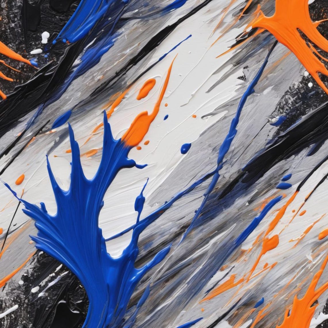 New York Knicks Seamless Pattern | Digital Design in Team Colors for ...