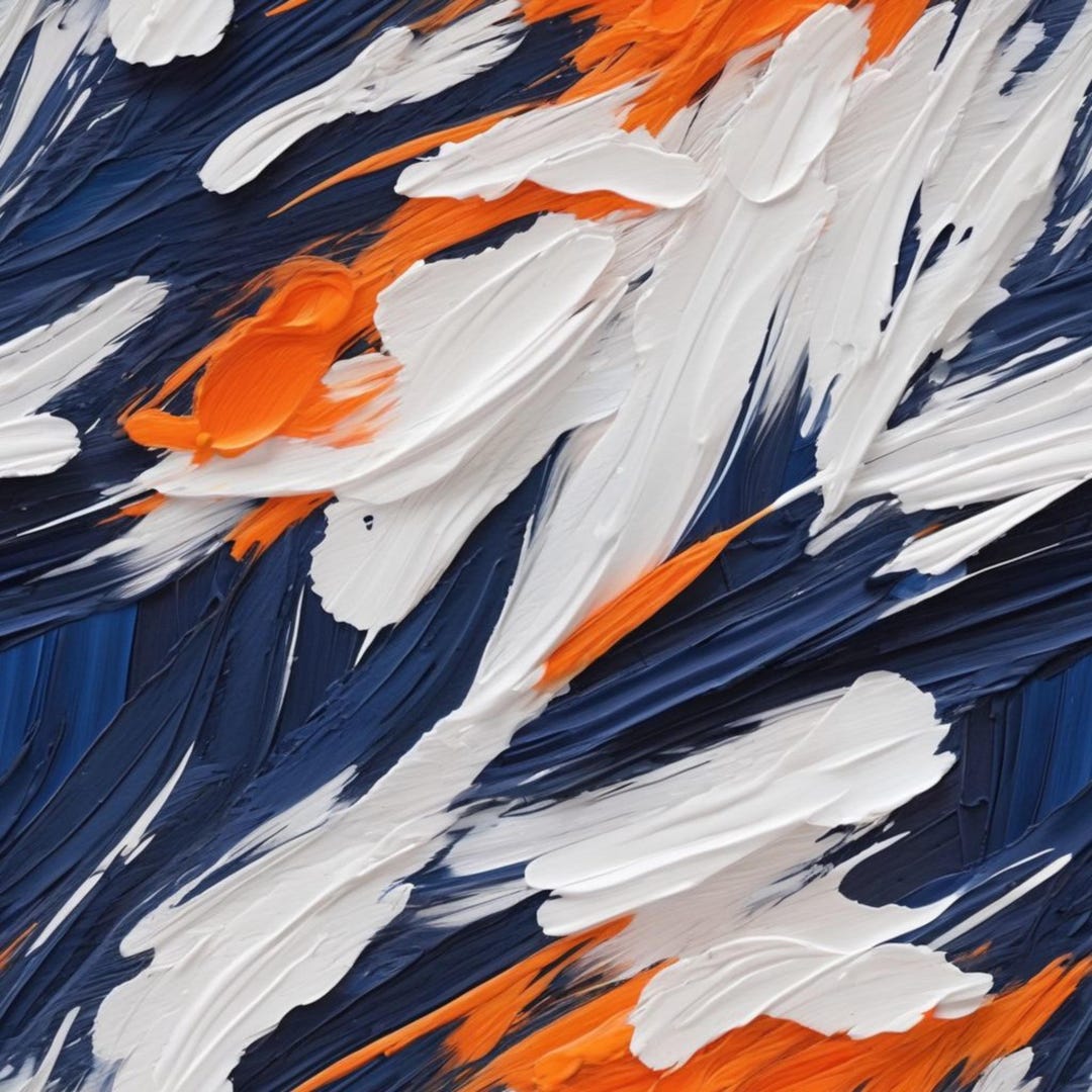 Chicago Bears Seamless Pattern | Digital Design in Team Colors for ...