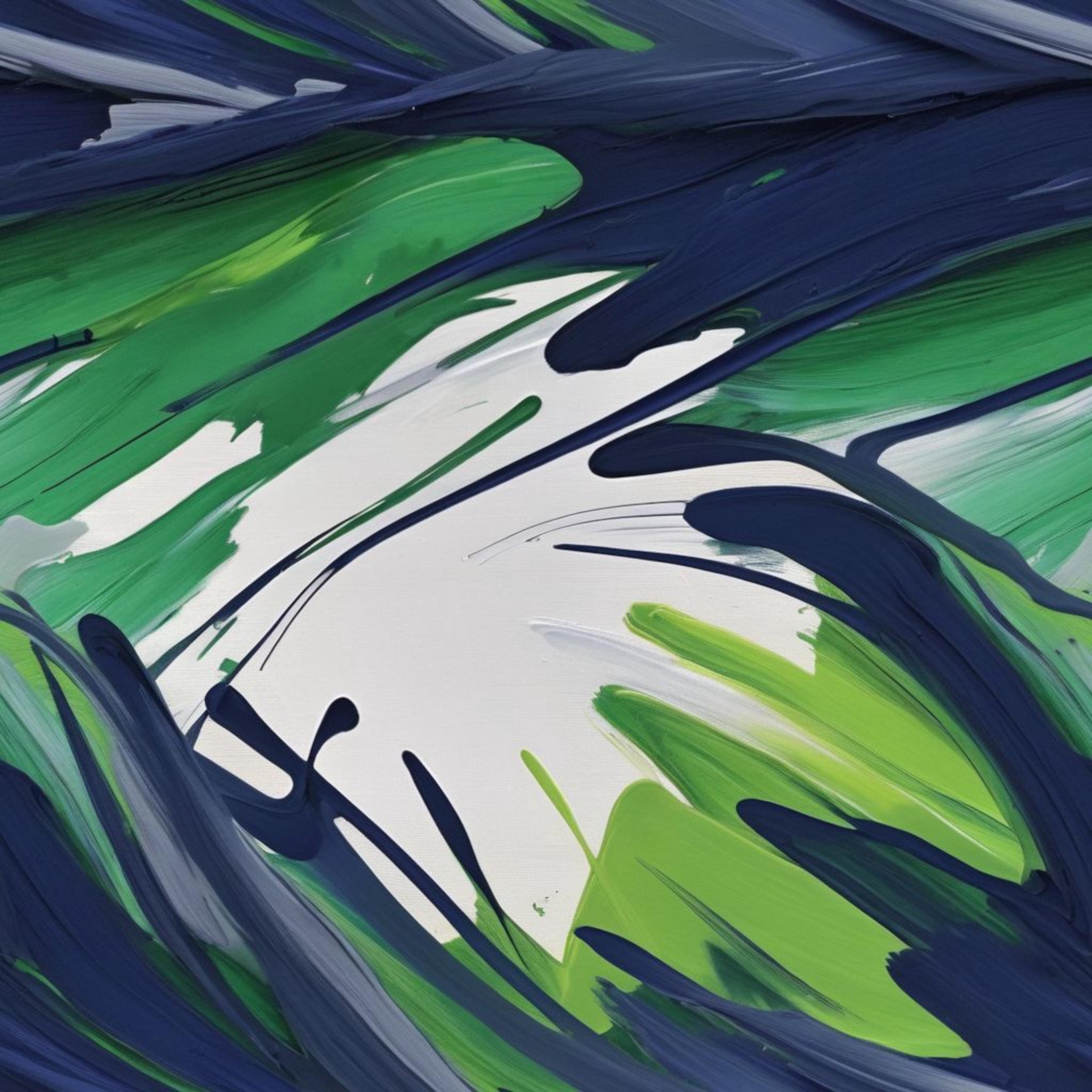 Seattle Seahawks Seamless Pattern | Digital Design in Team Colors for ...