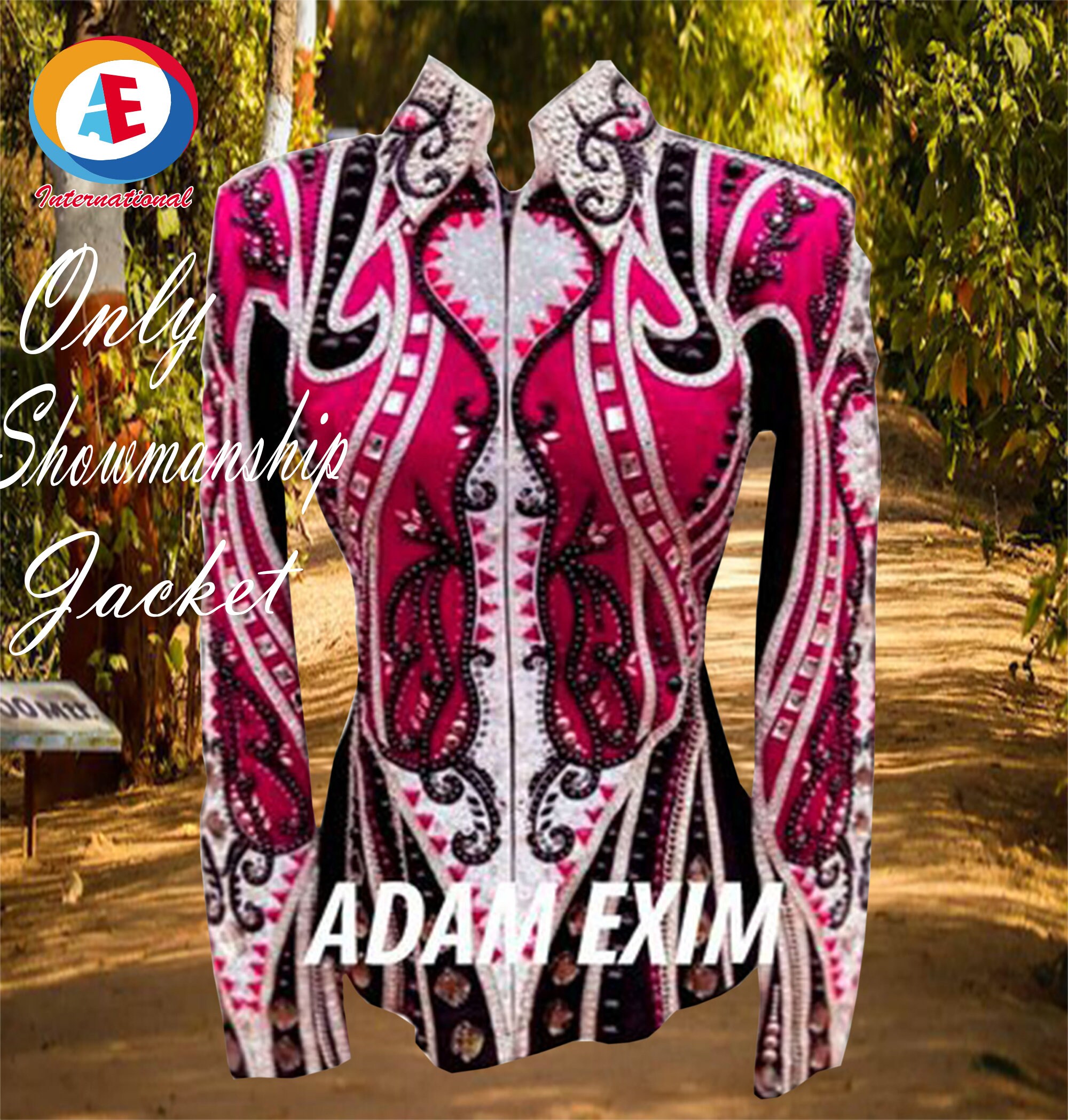 Women Western Show Jacket With Saddle Blanket Custom Rodeo Queen ...