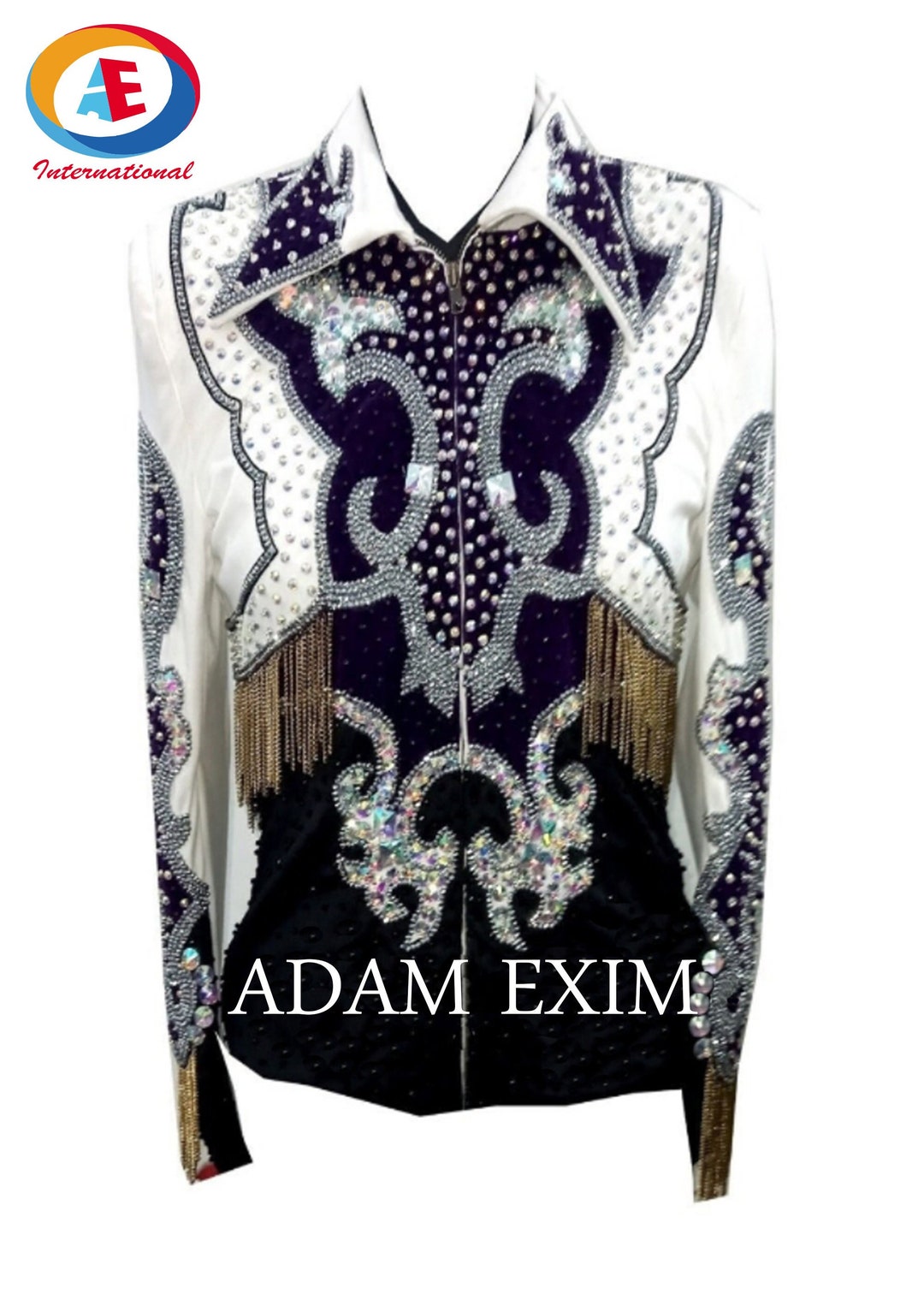 Women Western Show Jacket, Custom Rodeo Queen Showmanship Horsemanship ...